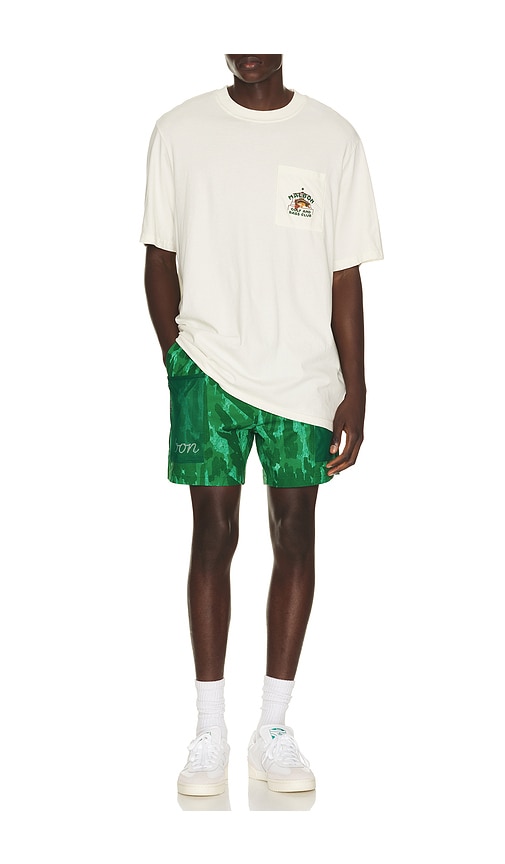 MALBON Malbon x Golf & Bass Club Mesh Basket Pocket Short